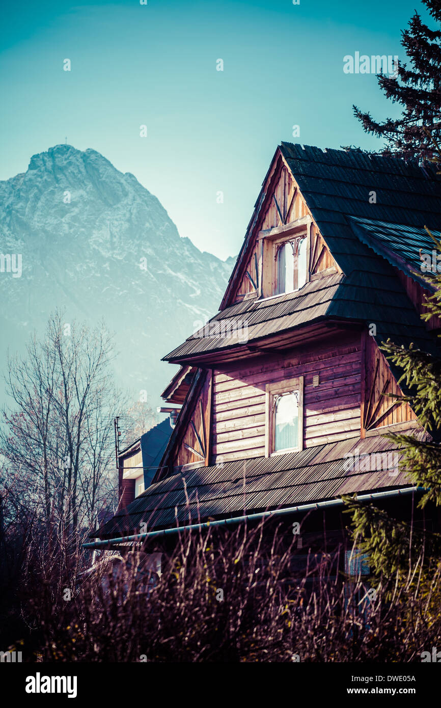 Polish wooden hut from zakopane hi-res stock photography and images - Alamy