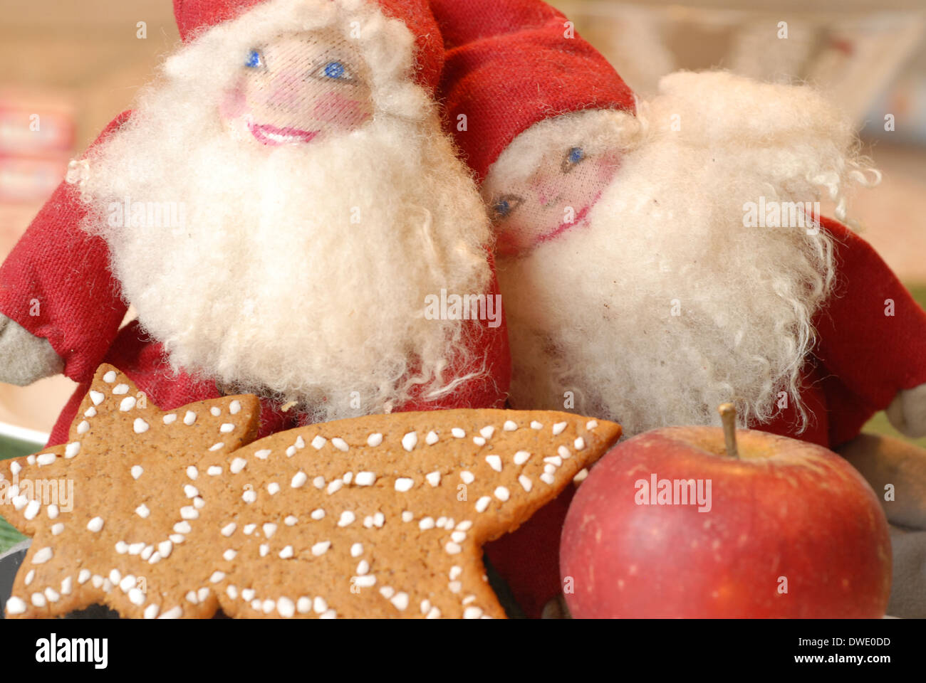 Two santas hi-res stock photography and images - Alamy