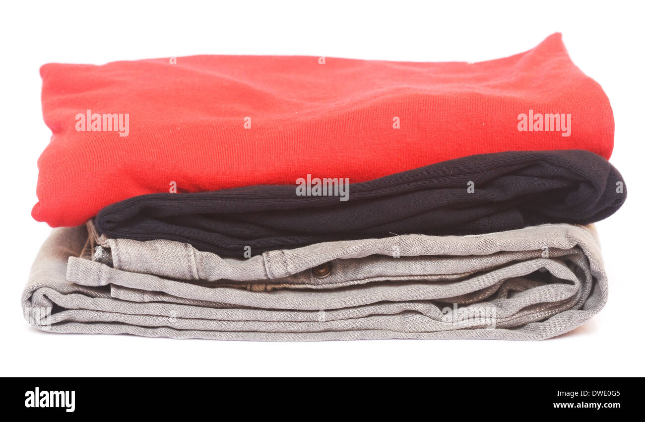 Folded clothes hi-res stock photography and images - Alamy