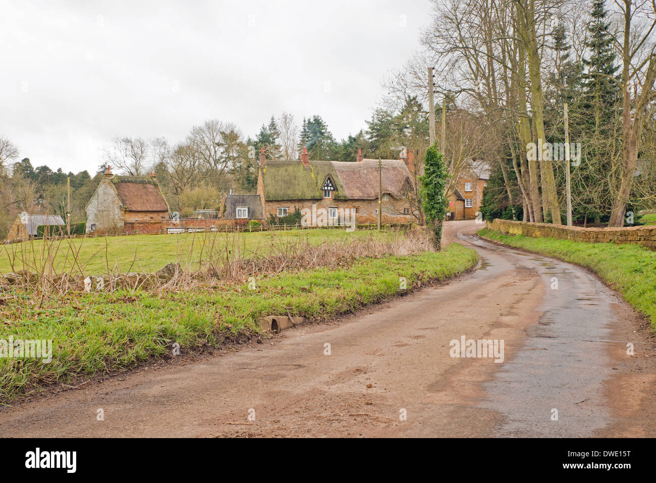 The village of Lower Harlestone Northamptonshire Stock Photo - Alamy