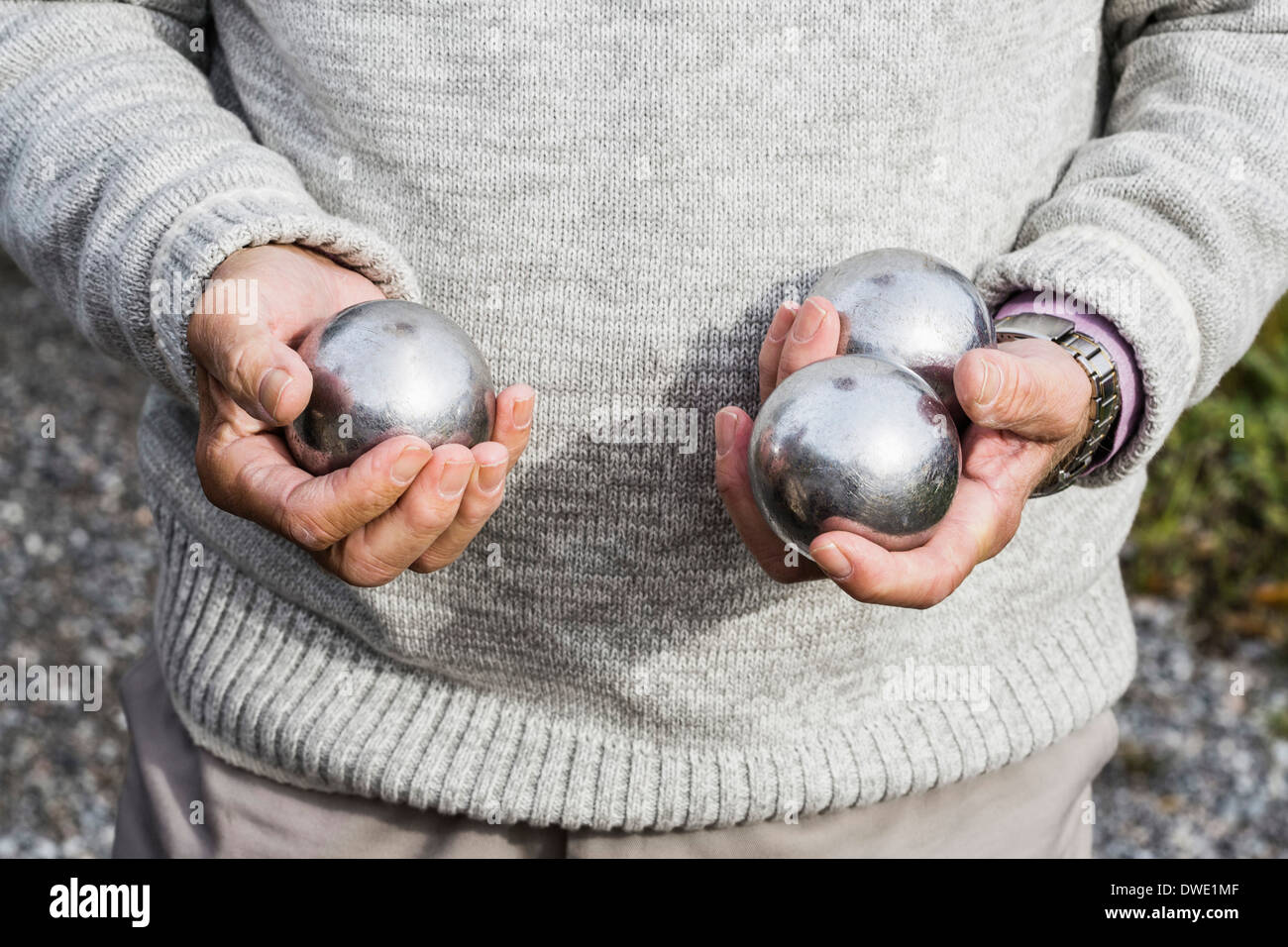 Man with balls old hi-res stock photography and images - Alamy