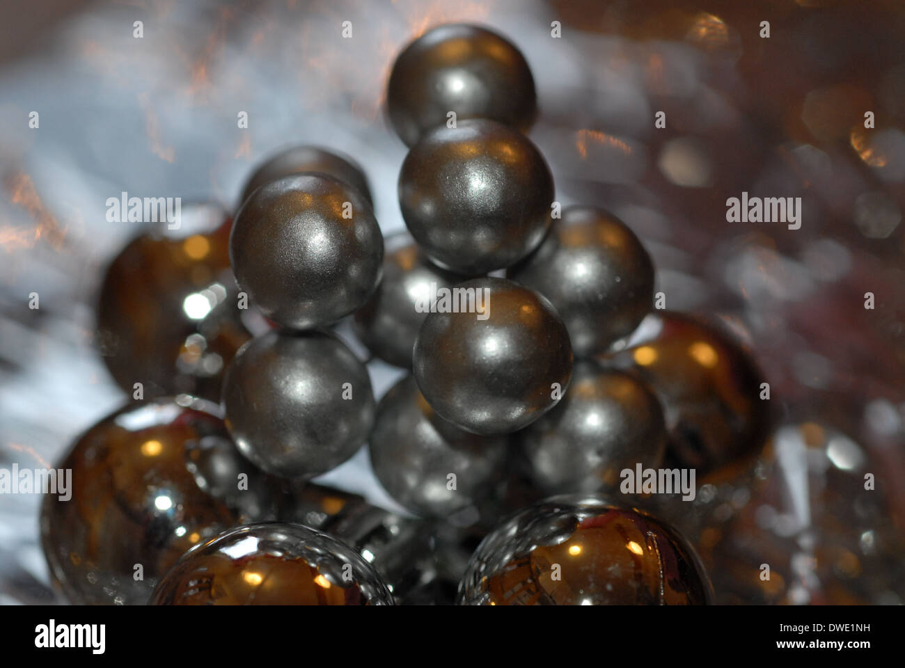 Silver balls hi-res stock photography and images - Alamy