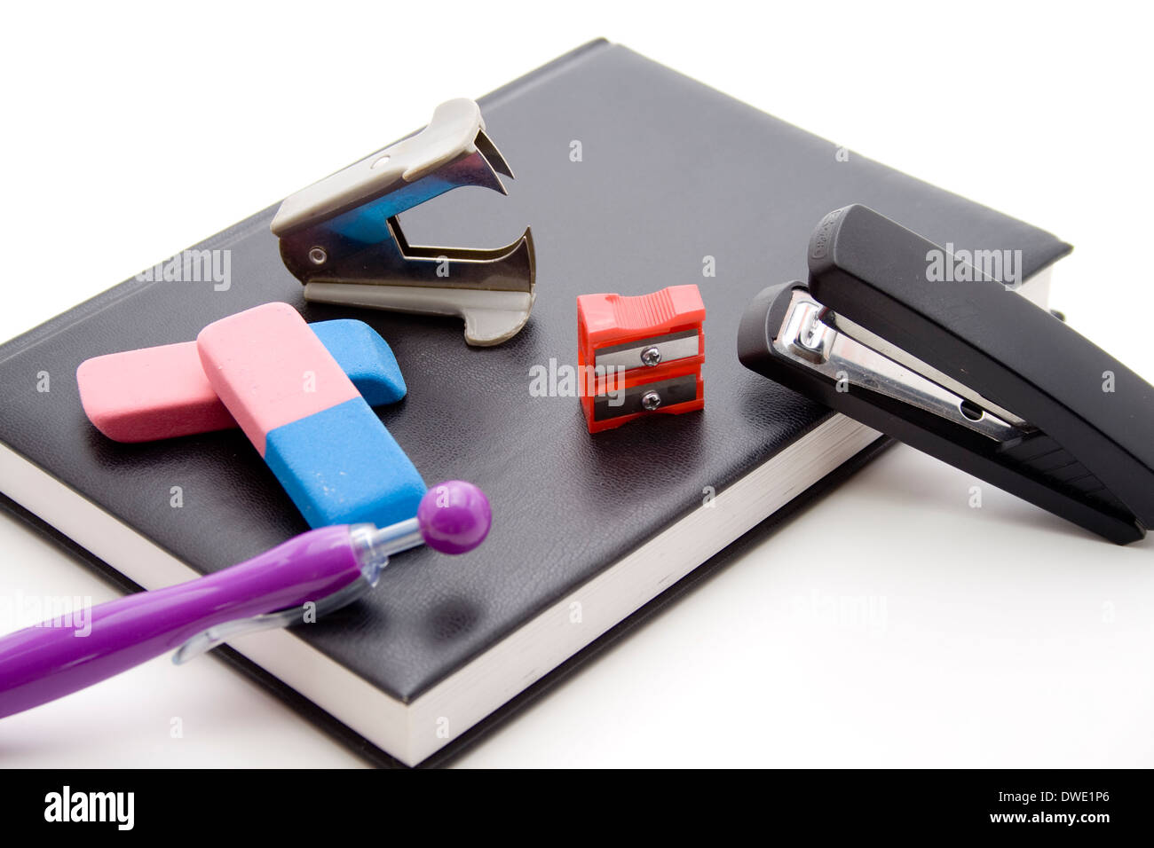 Rubber with sharpener Stock Photo - Alamy
