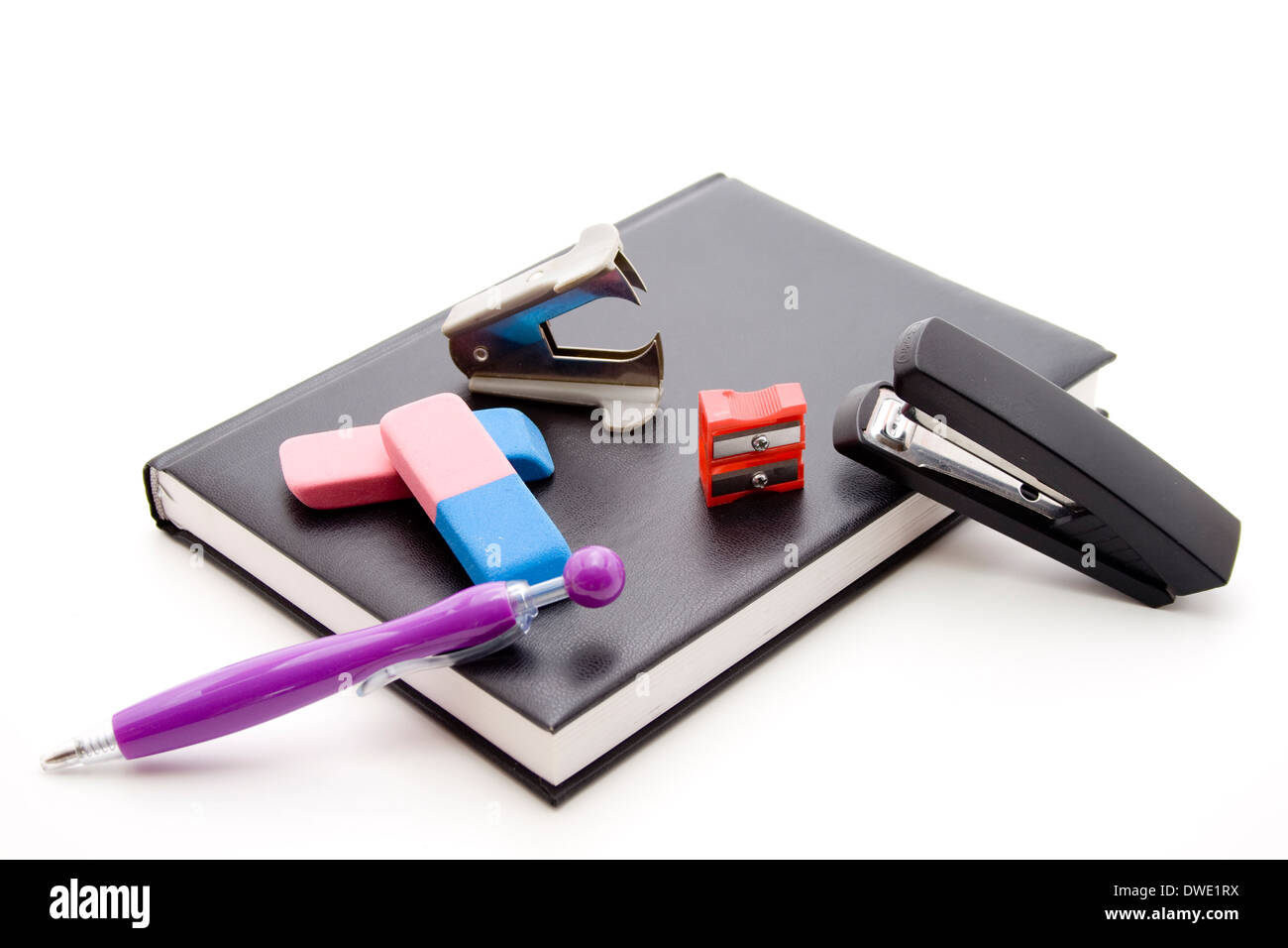 Rubber with sharpener Stock Photo - Alamy