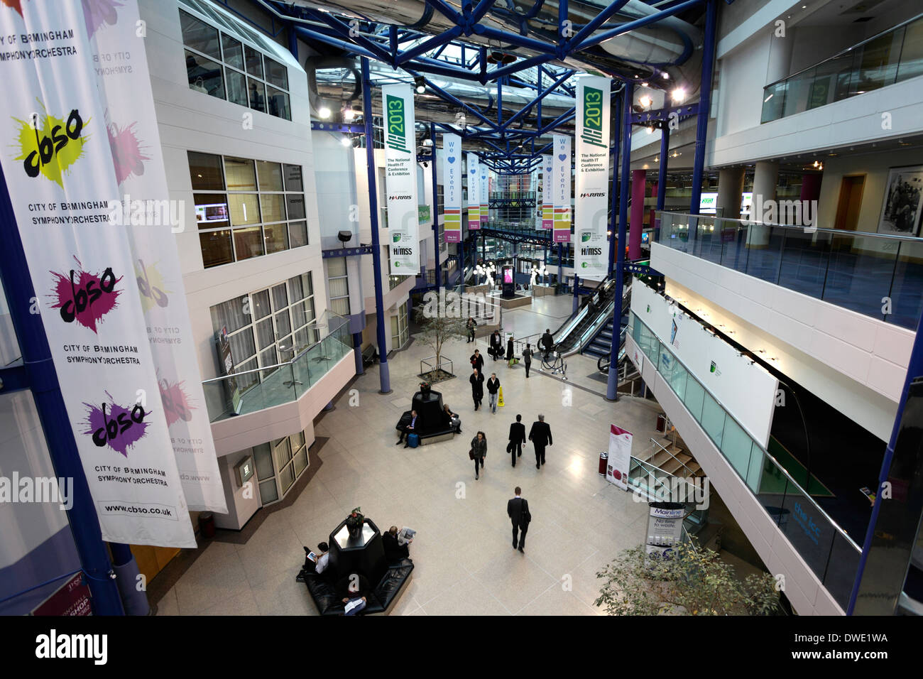 Conference delegates inside the International Convention Centre (The ...