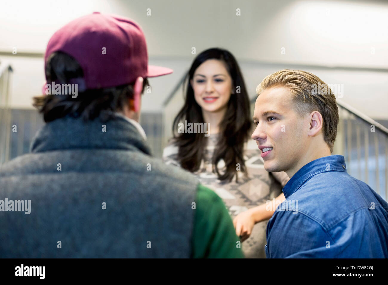 College students europe talk hi-res stock photography and images - Alamy