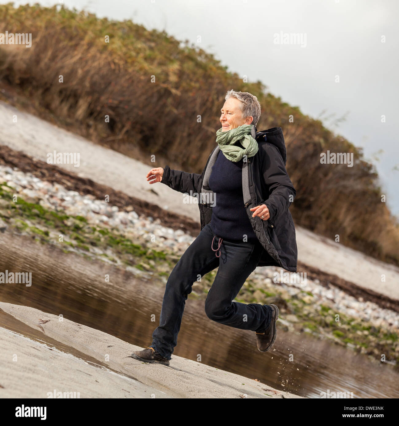Leaping puddle hi-res stock photography and images - Alamy