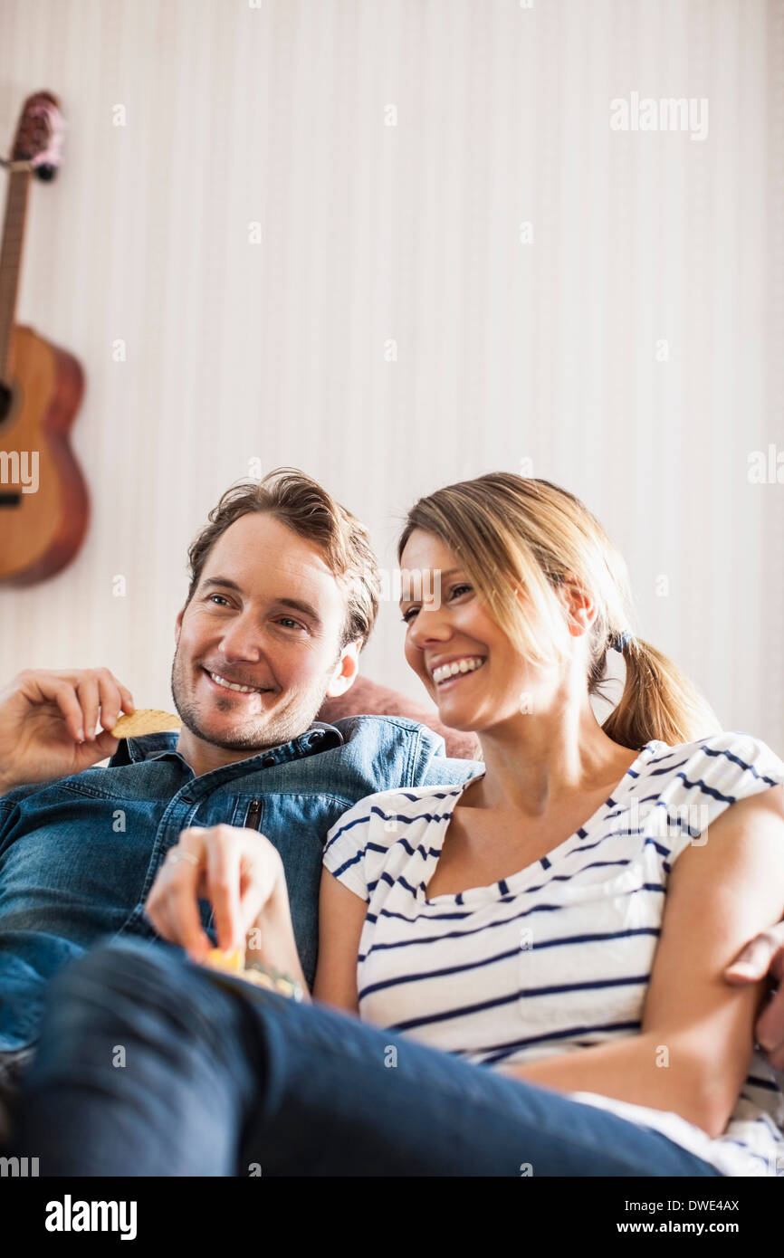 Having snacks hi-res stock photography and images - Alamy