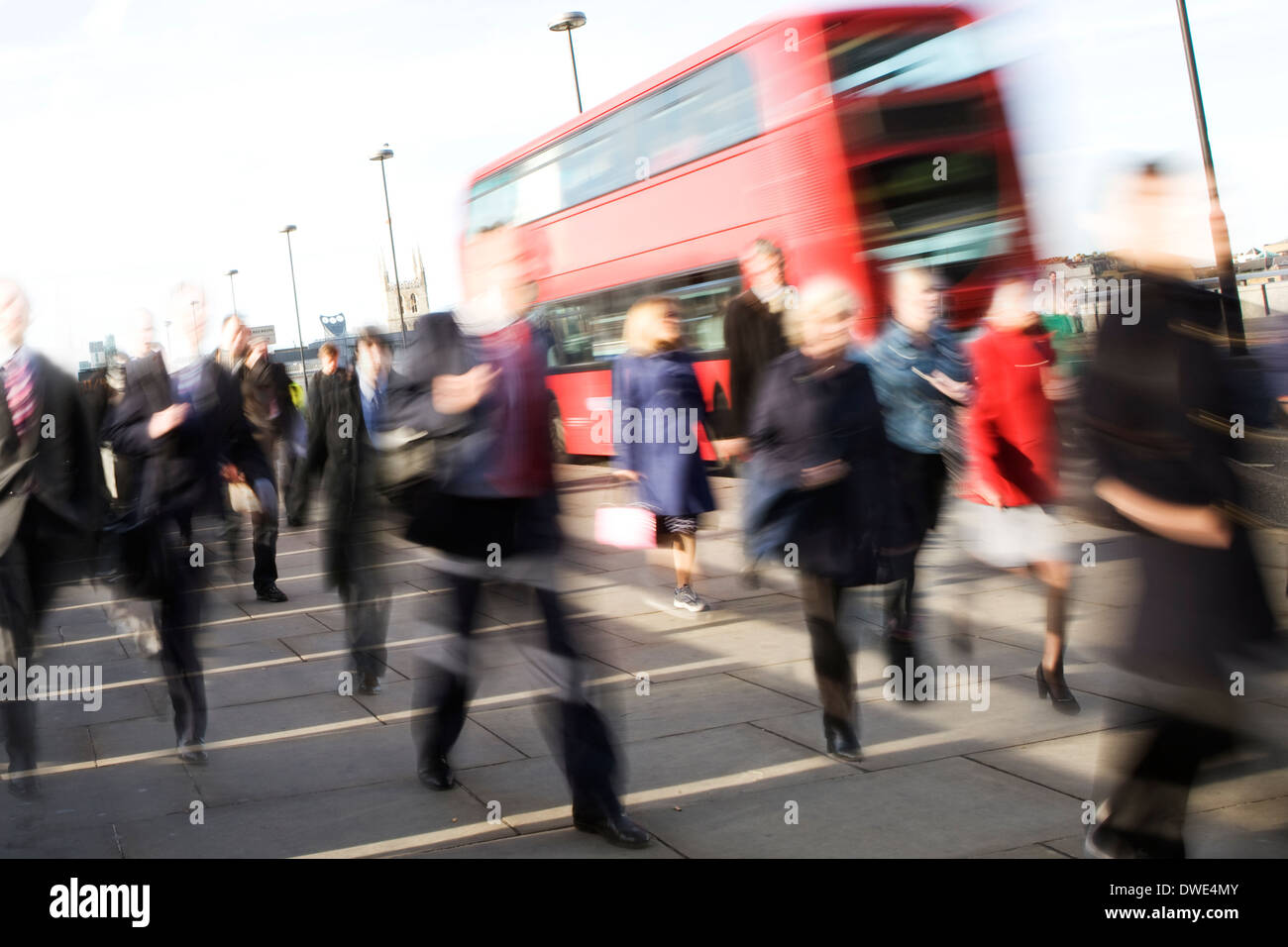 London people in motion Stock Photo - Alamy