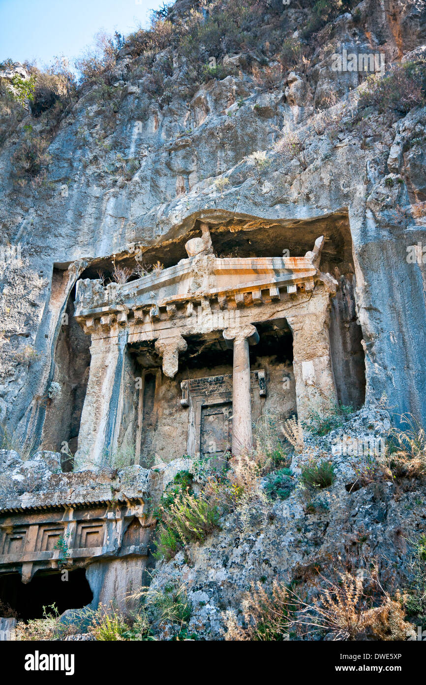 Lycian rock tomb in fethiye hi-res stock photography and images - Alamy