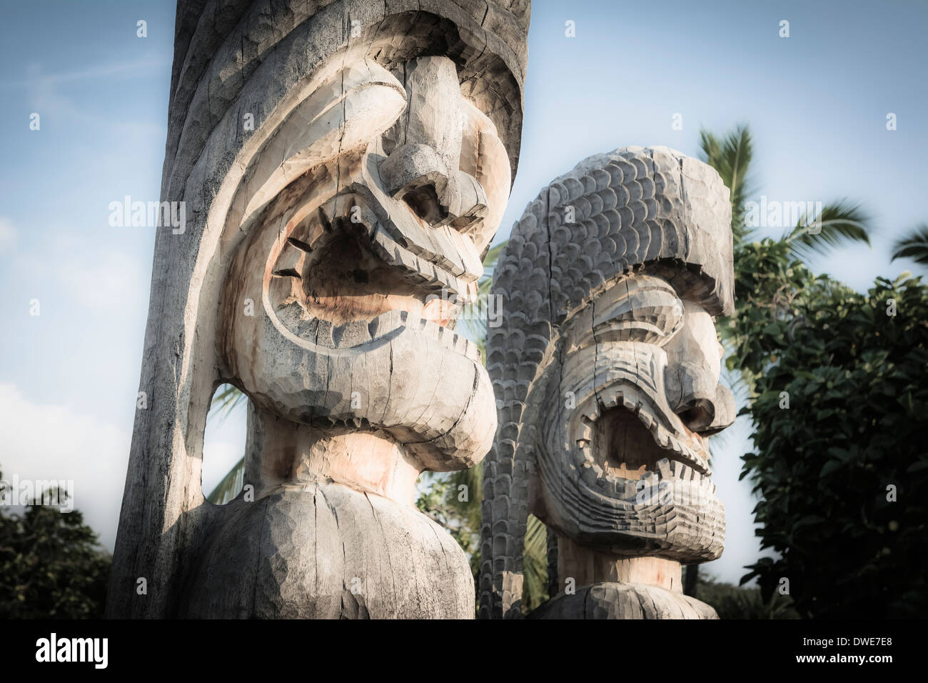Tiki tikis hi-res stock photography and images - Alamy