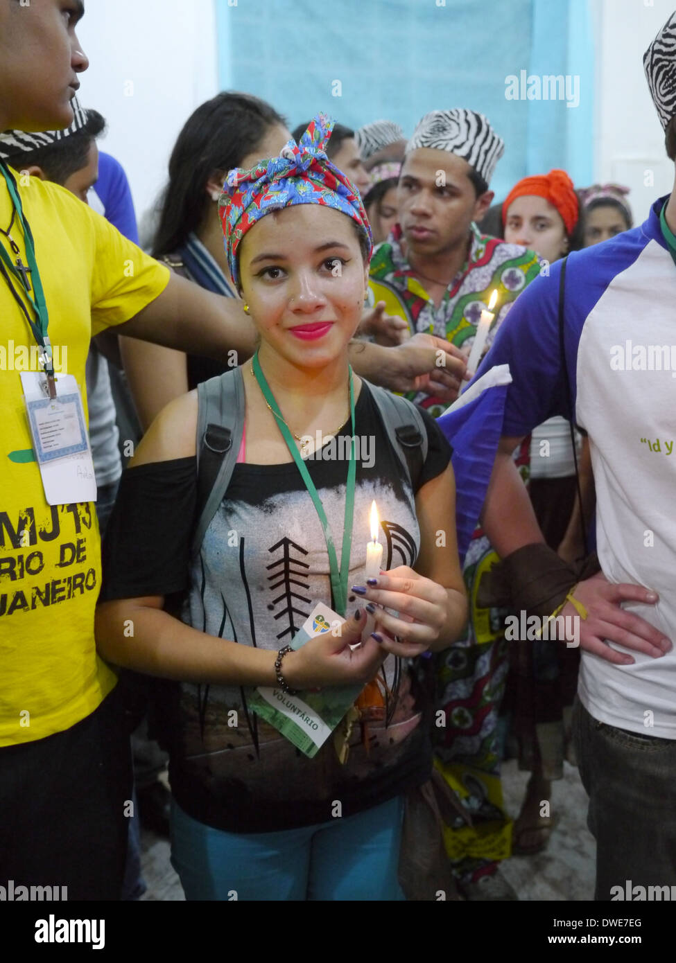 Catholic church of São Francisco de Assis, Afro-Brazilian mass. Sao ...