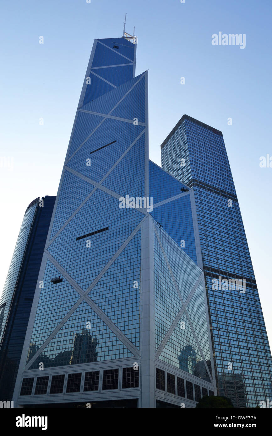 Modern office buildings in central Hong Kong Stock Photo - Alamy