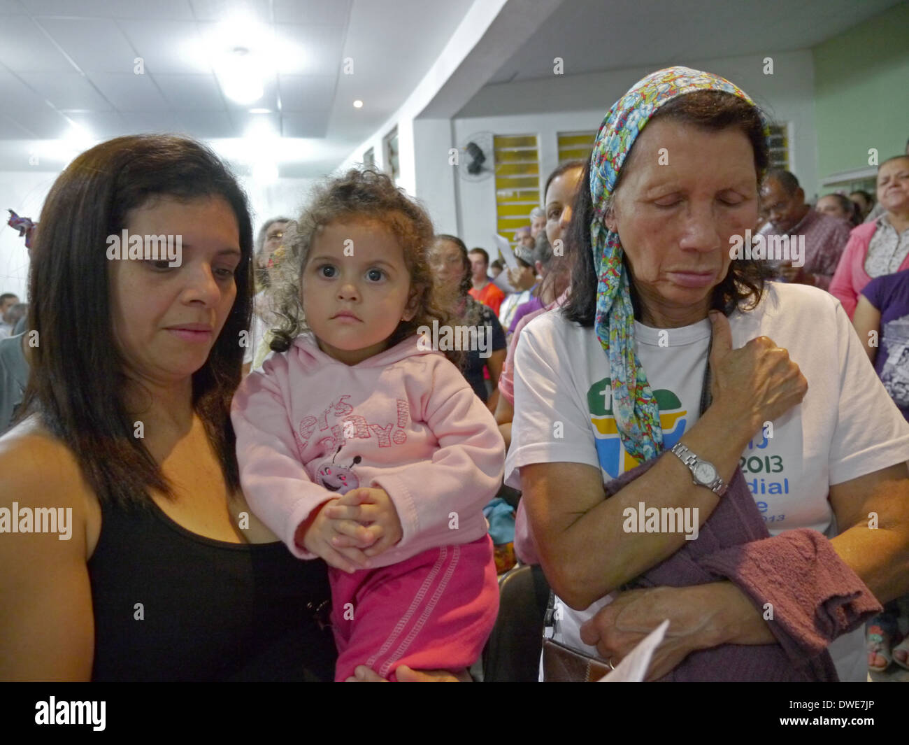 Catholic church of São Francisco de Assis, Afro-Brazilian mass. Sao ...
