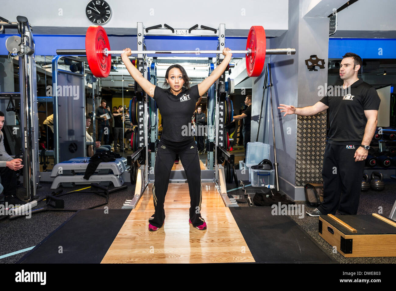 Zoe smith weightlifting hi-res stock photography and images - Alamy