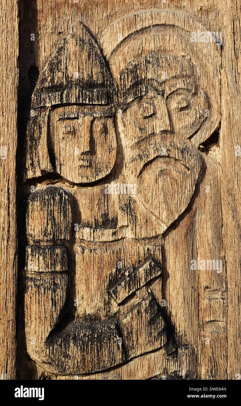 Medieval wooden carvings hi-res stock photography and images - Alamy