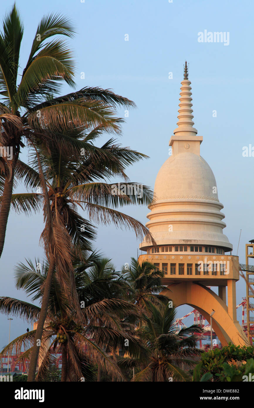 Sri Lanka; Colombo, Sambodhi Chaitiya, dagoba, buddhist monument Stock ...