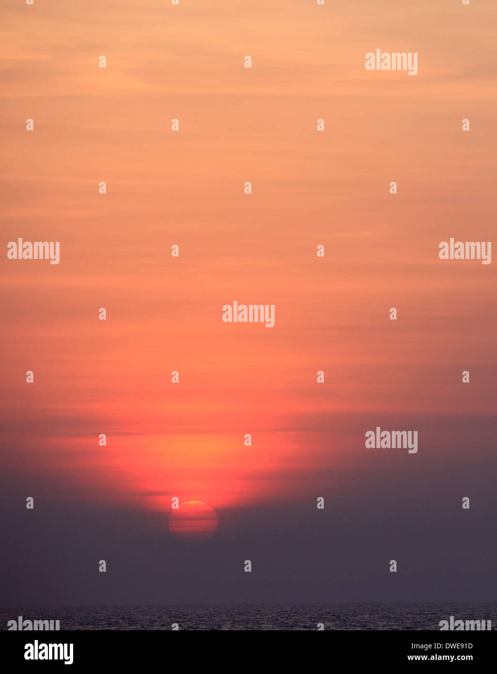 Sri Lanka Colombo Galle Face sunset Stock Photo - Alamy