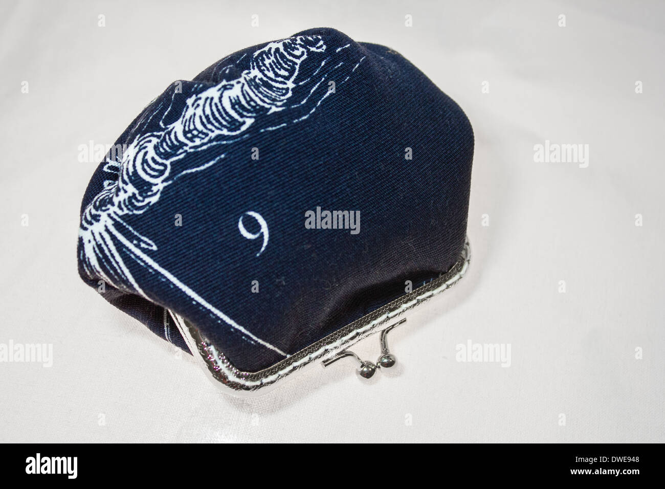 Small woman purse with withe background Stock Photo - Alamy