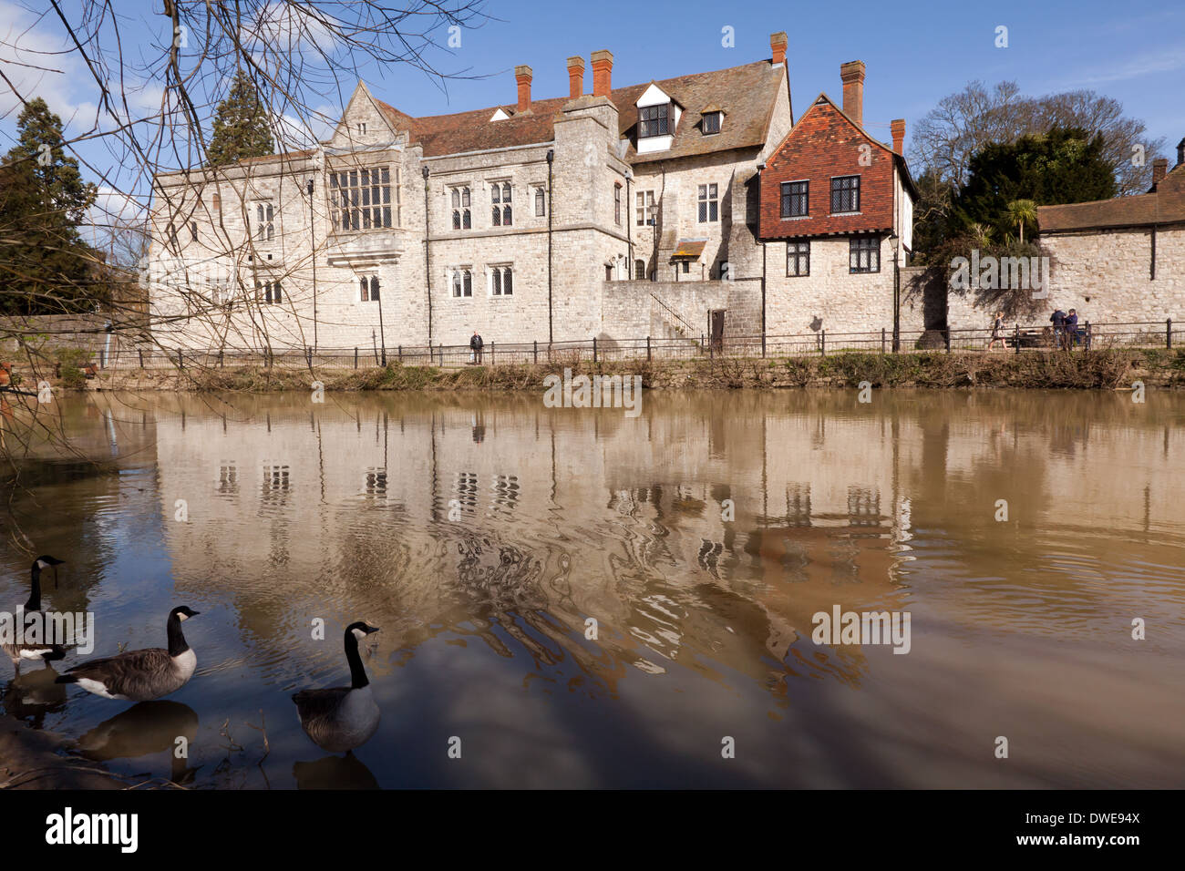 Archbishops Palace in Maidstone, Kent Stock Photo - Alamy
