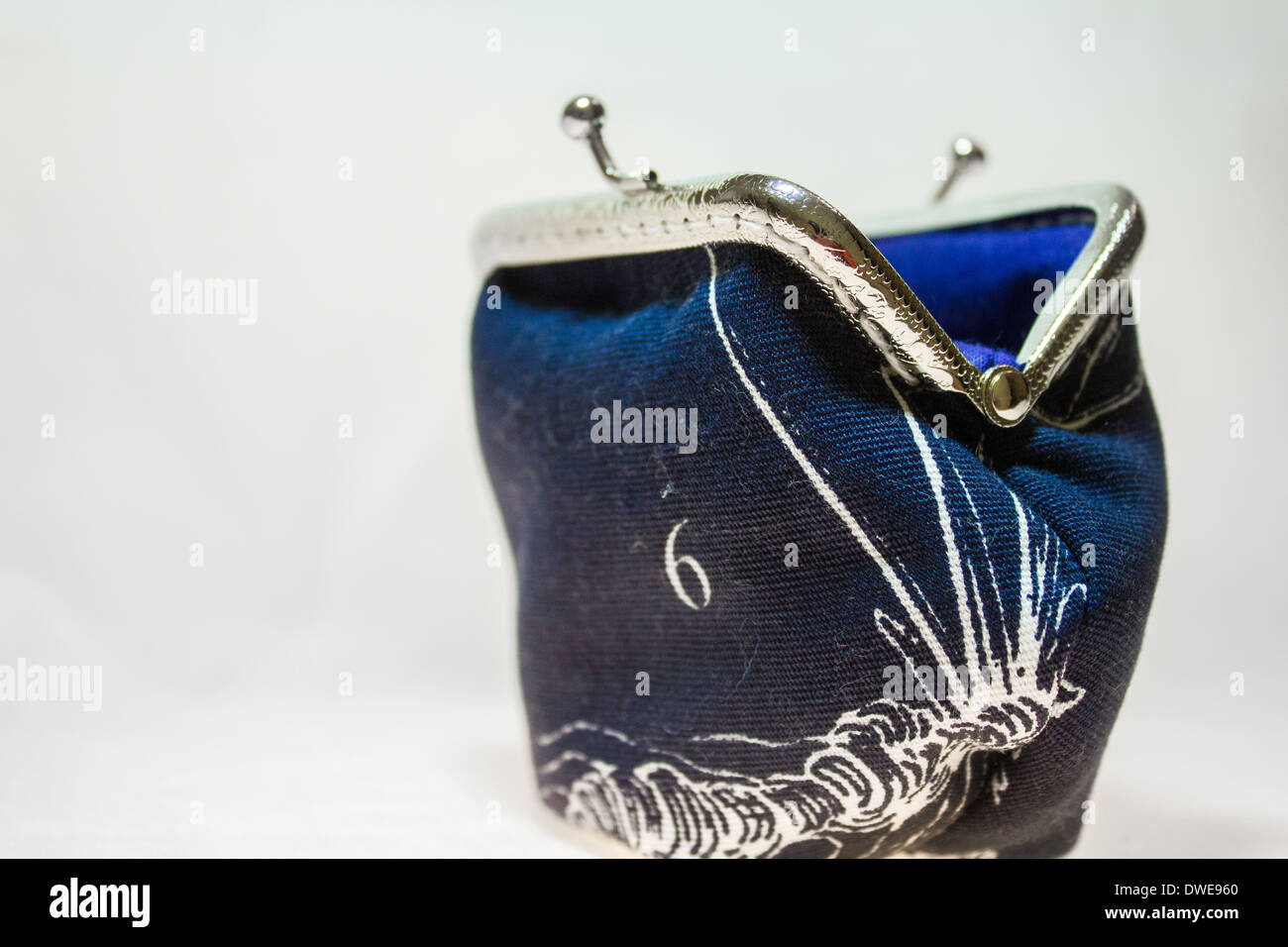 Small woman purse with withe background Stock Photo - Alamy
