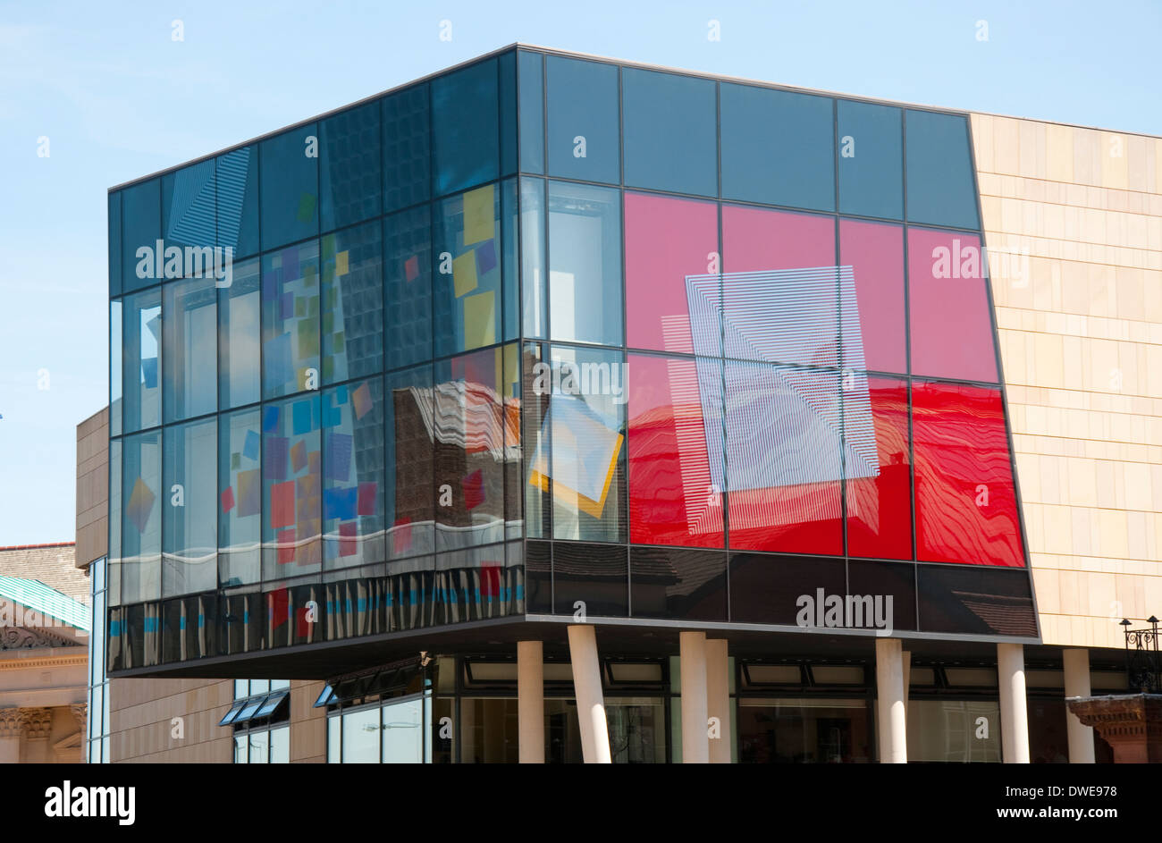 The QUAD in Derby City Centre, Derbyshire England UK Stock Photo - Alamy