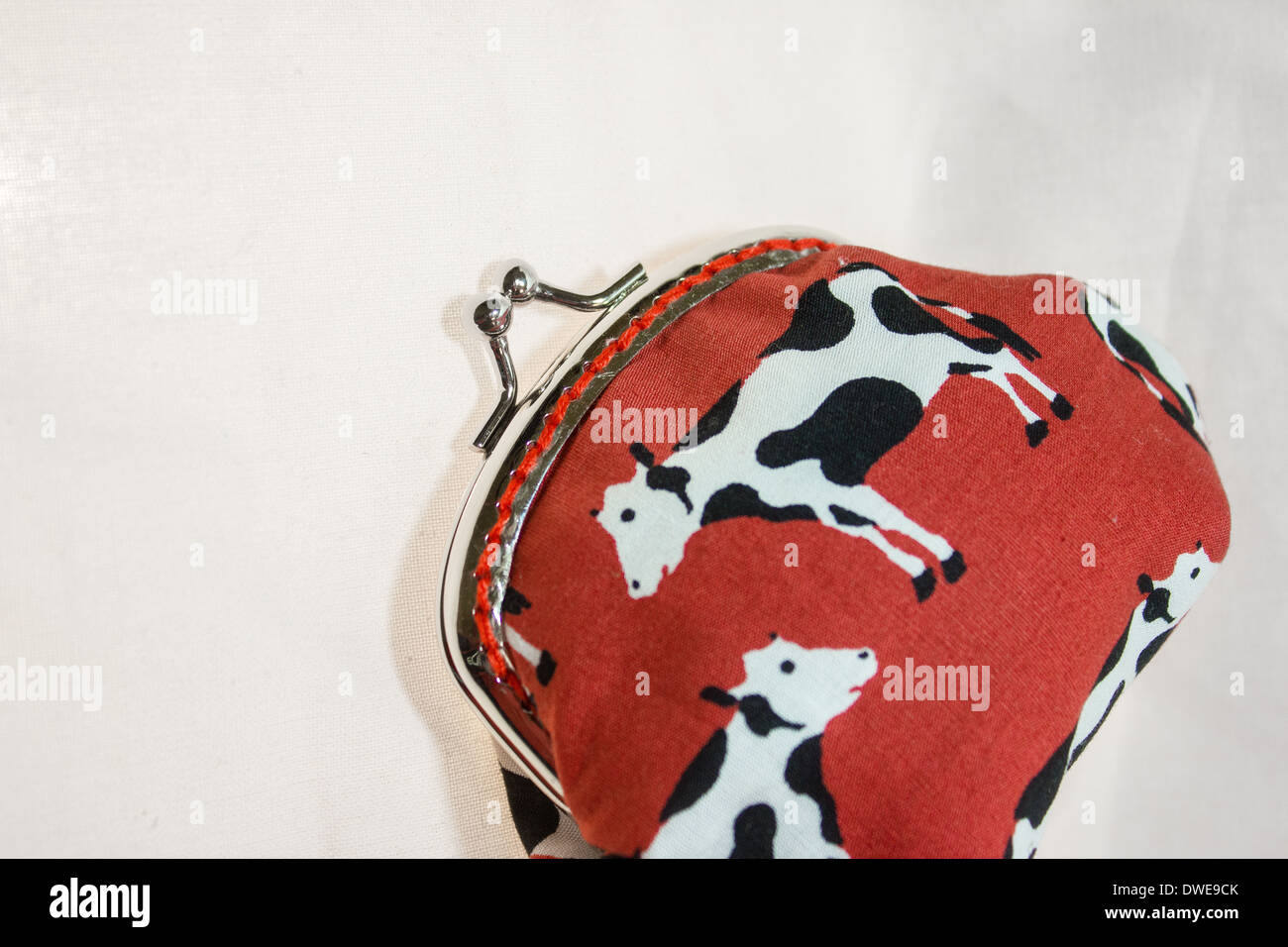 Small woman purse with withe background Stock Photo - Alamy