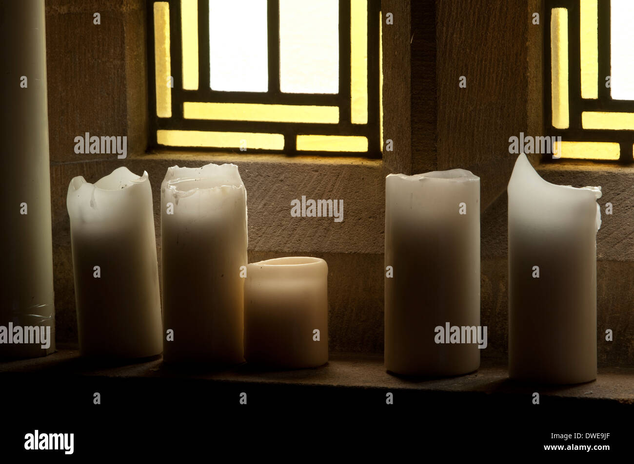 Candles in Holy Trinity and St. Thomas of Canterbury Church, Ettington ...