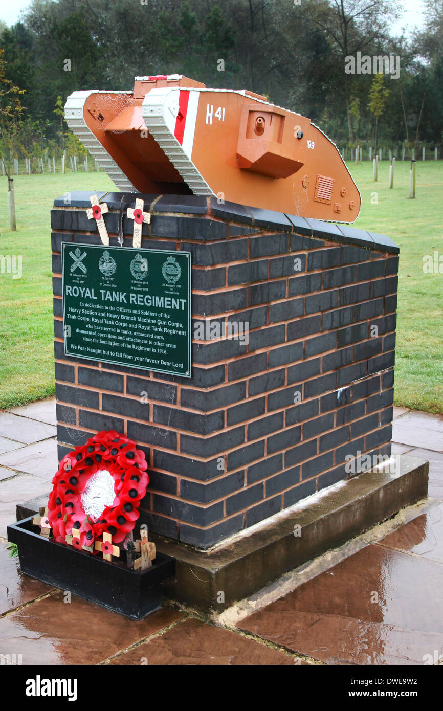 The Royal Tank Regiment Memorial National Memorial Arboretum ,Alrewas ...
