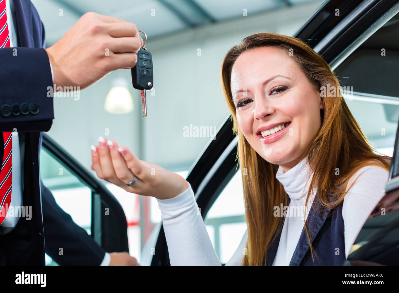 Customer at car dealership hi-res stock photography and images - Alamy