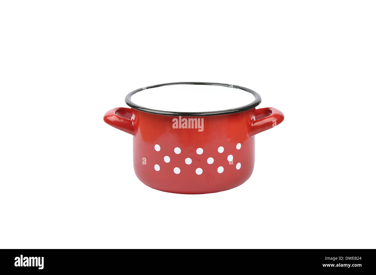 Retro cooking pot enamel hi-res stock photography and images - Alamy