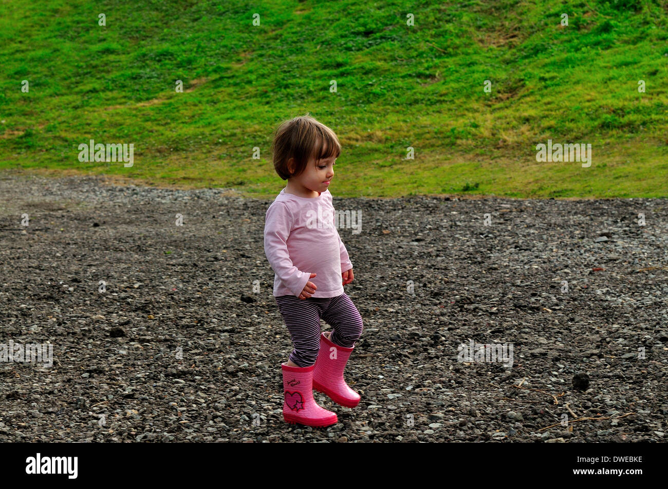 Boot girl pink hi-res stock photography and images - Alamy