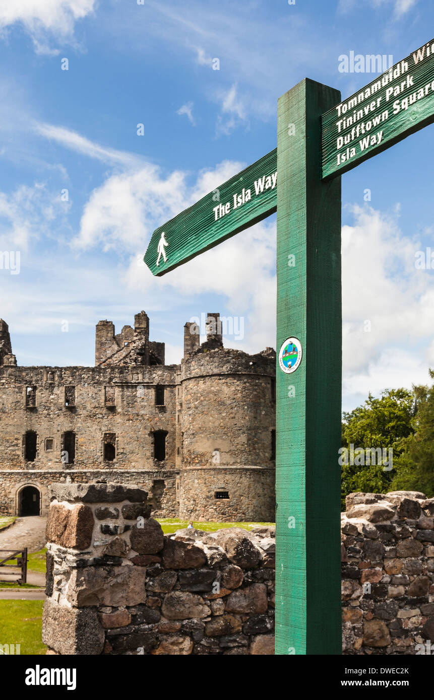 Balvenie Castle at Dufftown in Moray , Scotland Stock Photo - Alamy