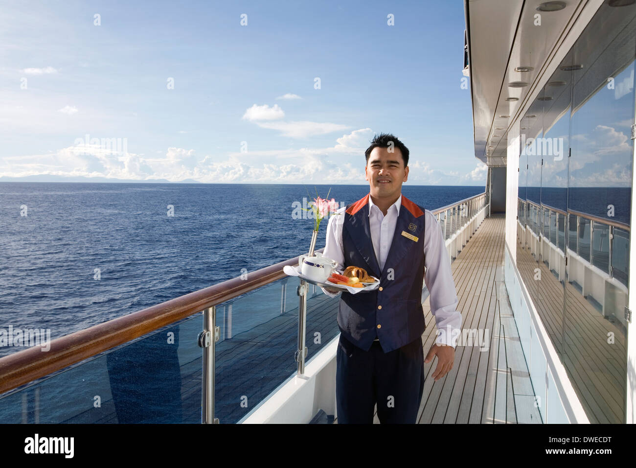 Cabin service onboard the Aussie expedition cruiser Orion's Melanesia ...