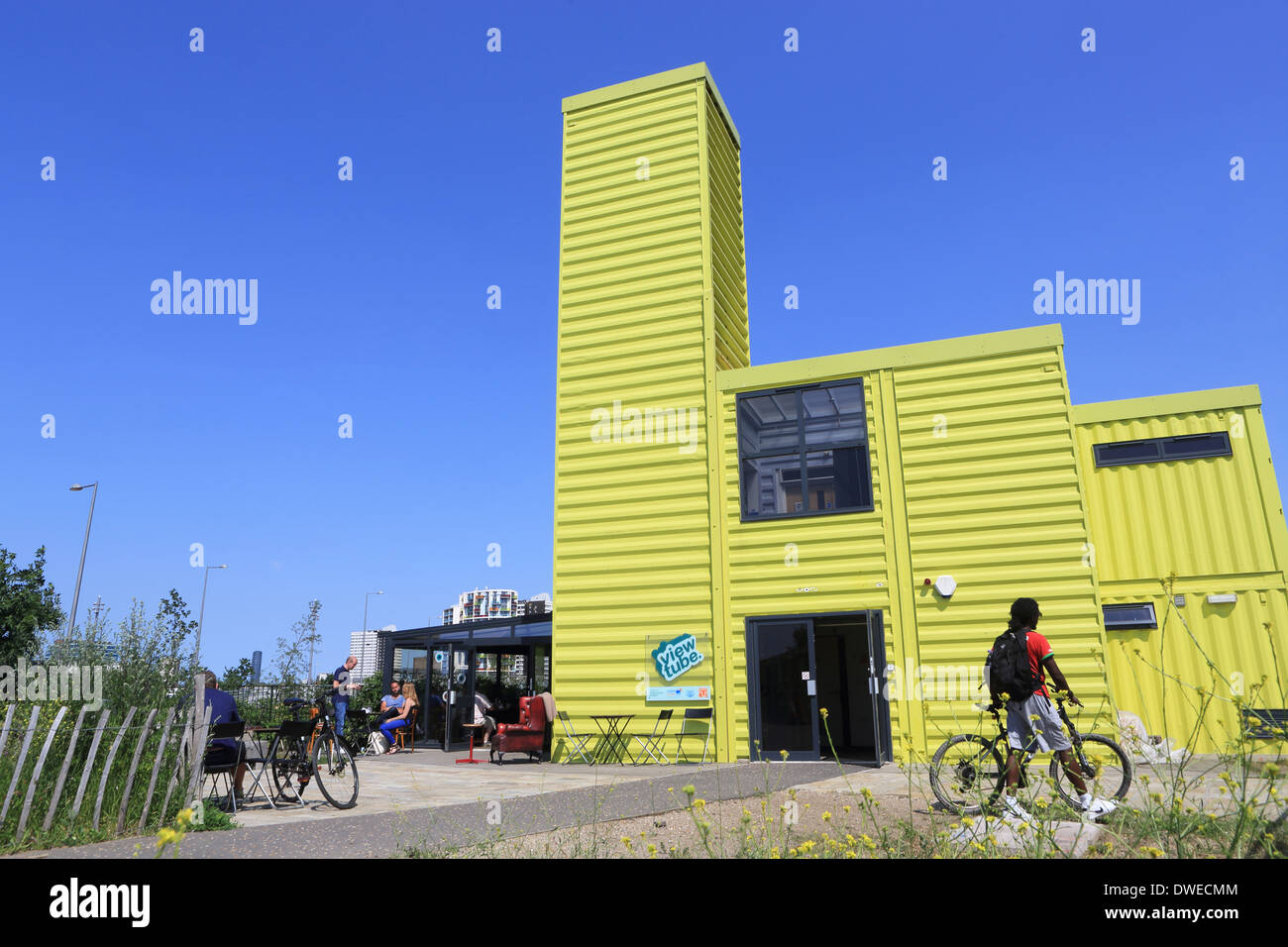 View Tube, a cafe with views of the Queen Elizabeth Olympic Park ...