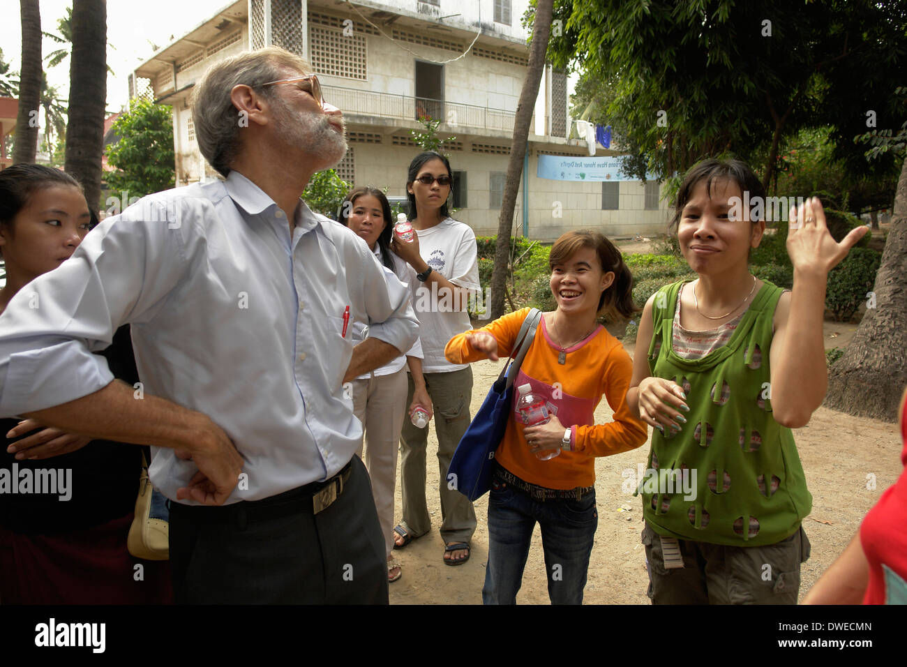 CAMBODIA American missionary priest and sign language expert working ...