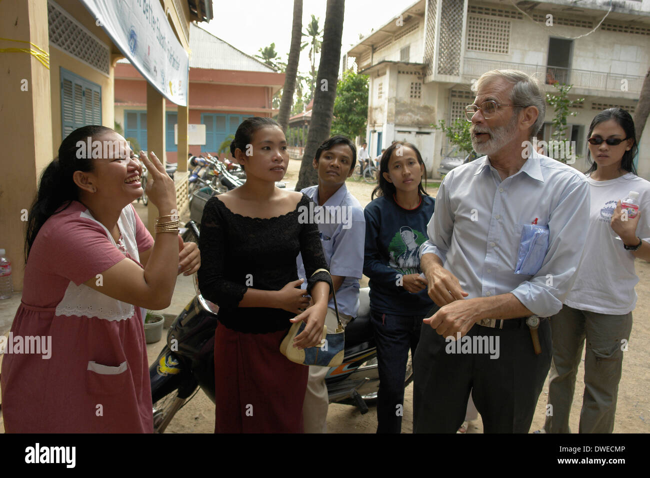 CAMBODIA American missionary priest and sign language expert working ...