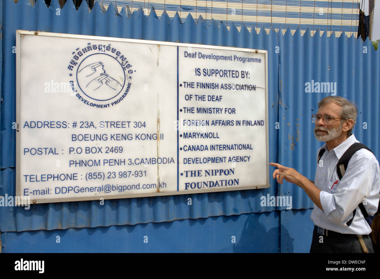 CAMBODIA American missionary priest and sign language expert working ...