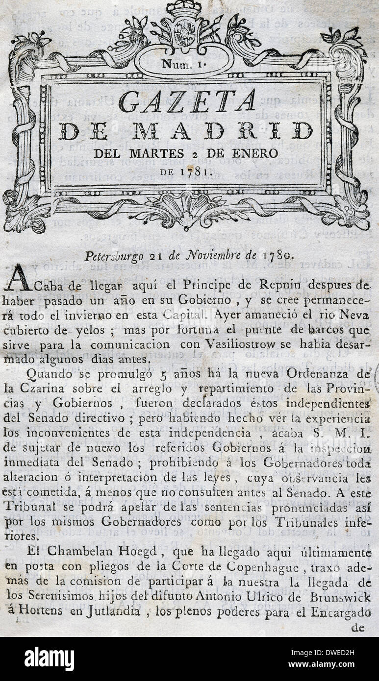 Newspaper printing press 18th century hi-res stock photography and ...