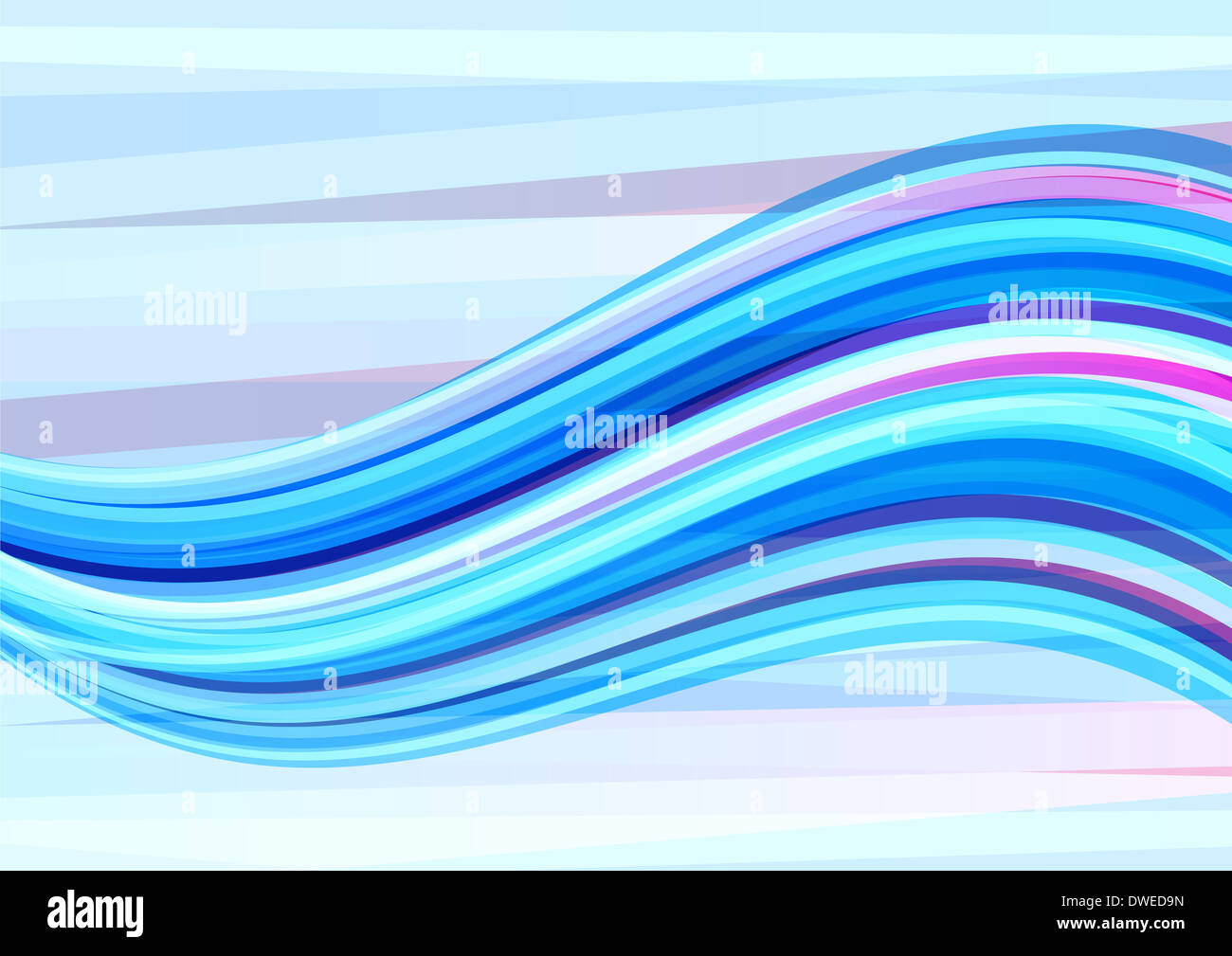 Abstract blue and violet waves Stock Photo - Alamy