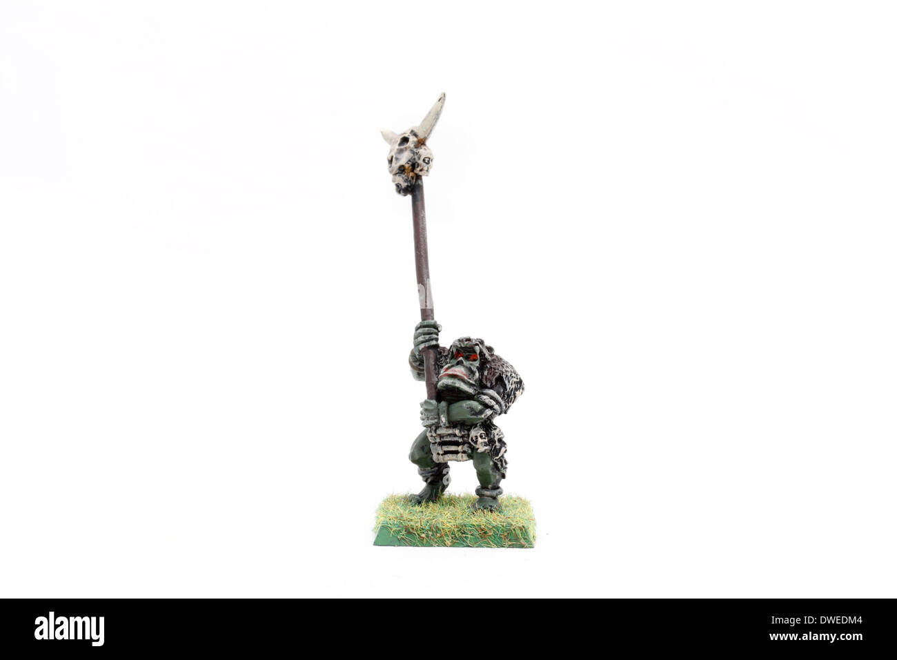 Orc Boy standard Bearer - Savage Orc Stock Photo - Alamy
