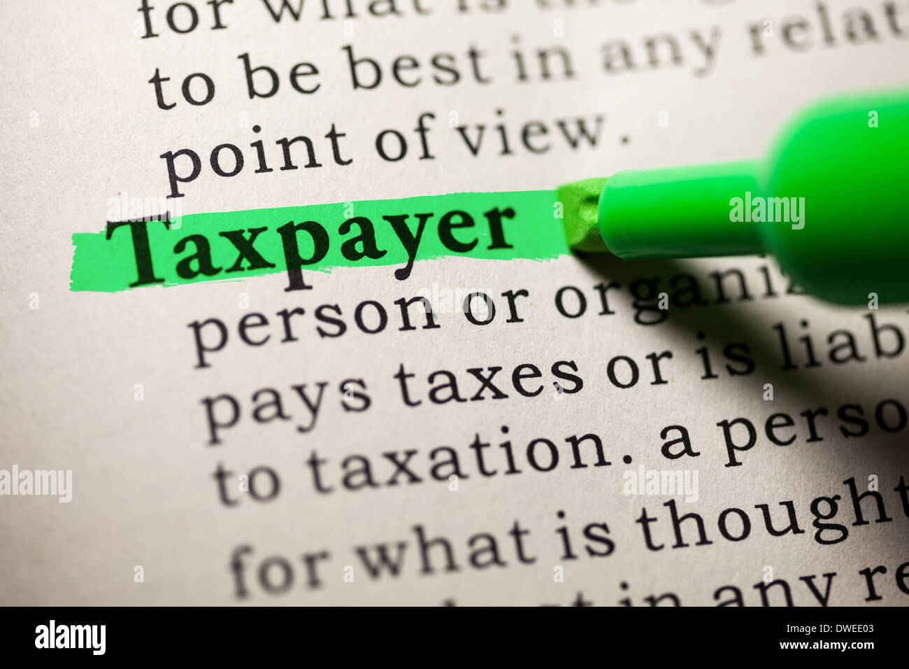 Taxpayer hi-res stock photography and images - Alamy