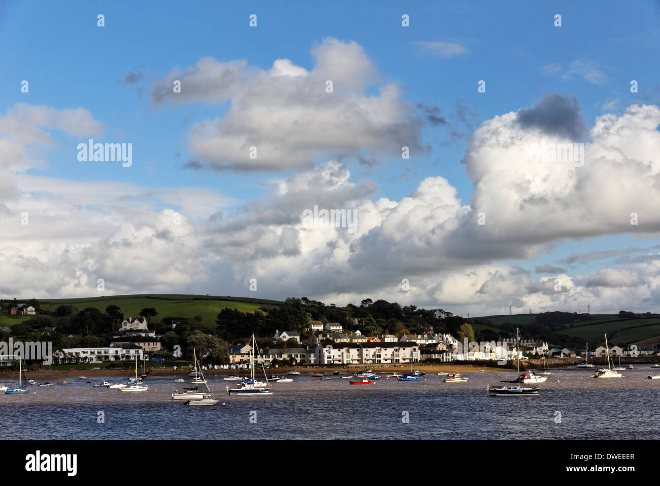 Boats on the Torridge Estuary, Devon, England Stock Photo - Alamy