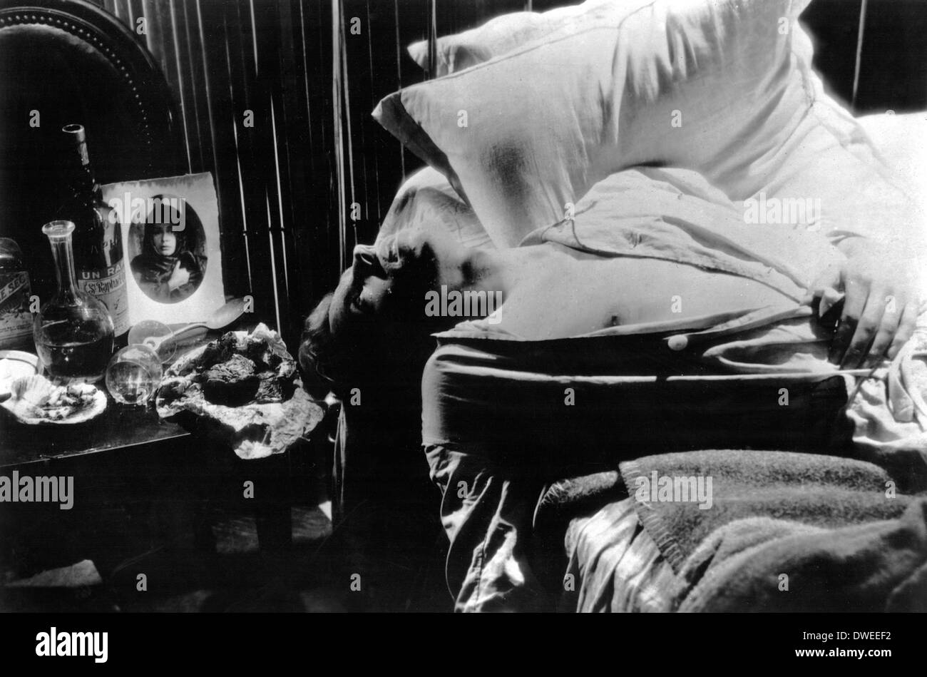 Edouard Dermithe, on-set of the Film, "Les Enfants Terribles" directed ...