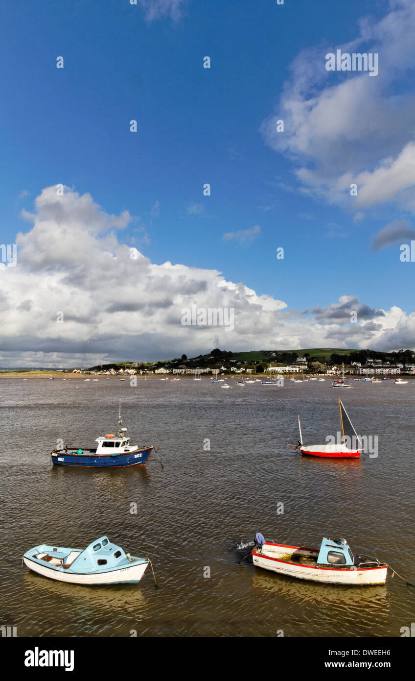 Boats on the Torridge Estuary, Devon, England Stock Photo - Alamy