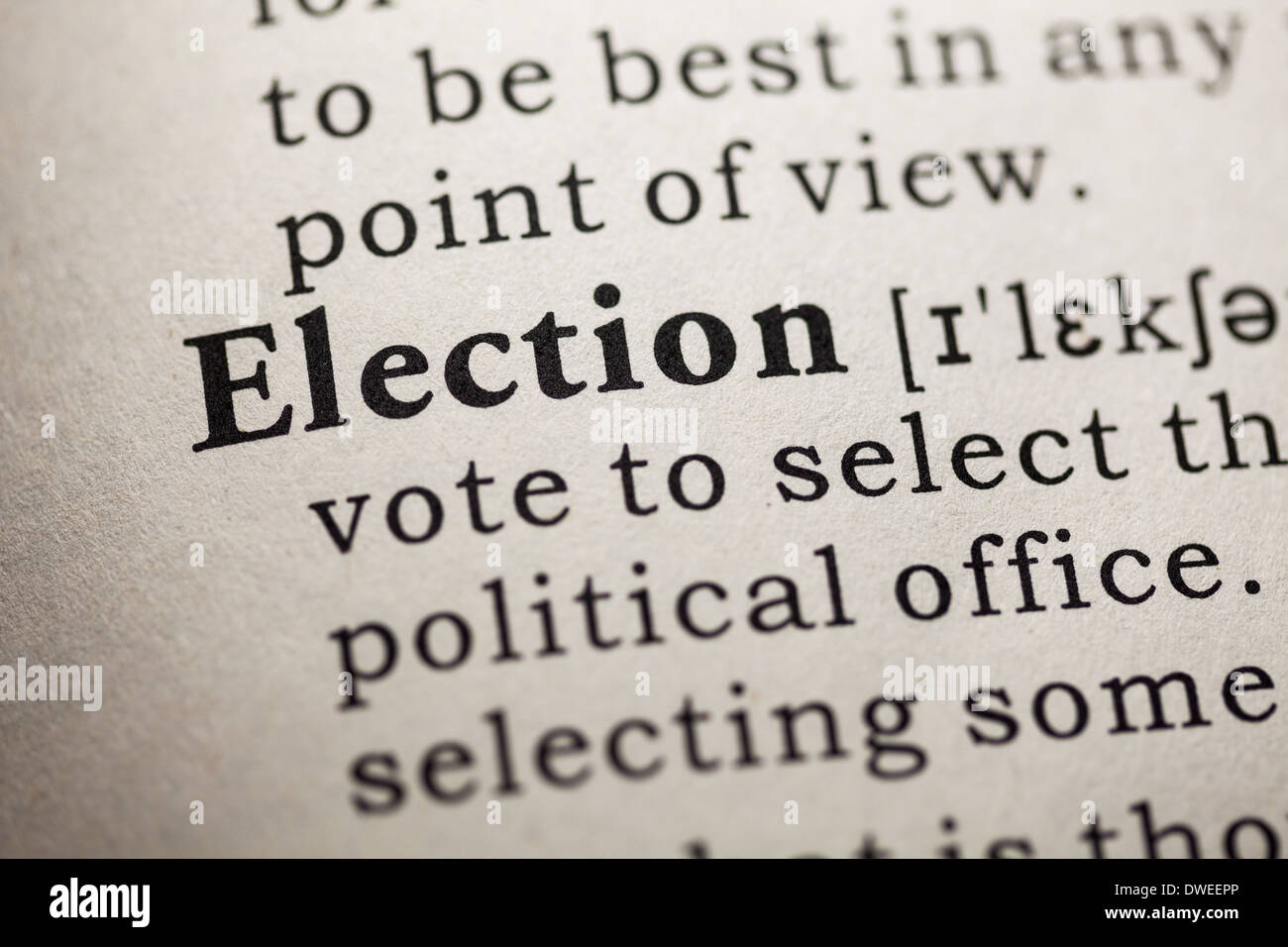 Election text hi-res stock photography and images - Alamy