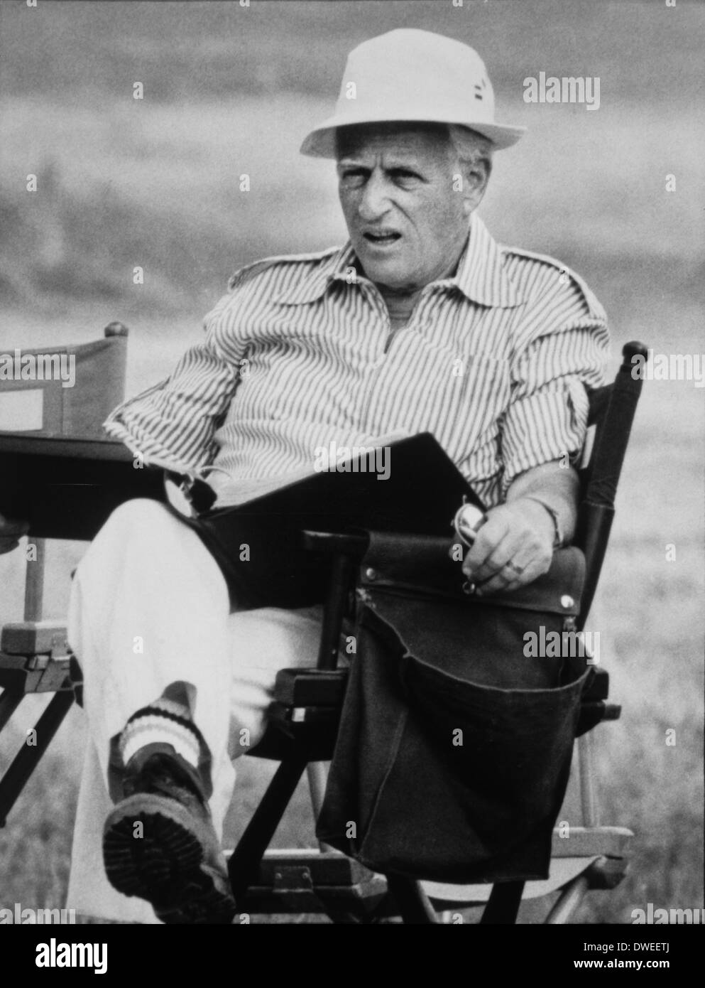 Film director on set Black and White Stock Photos & Images - Alamy