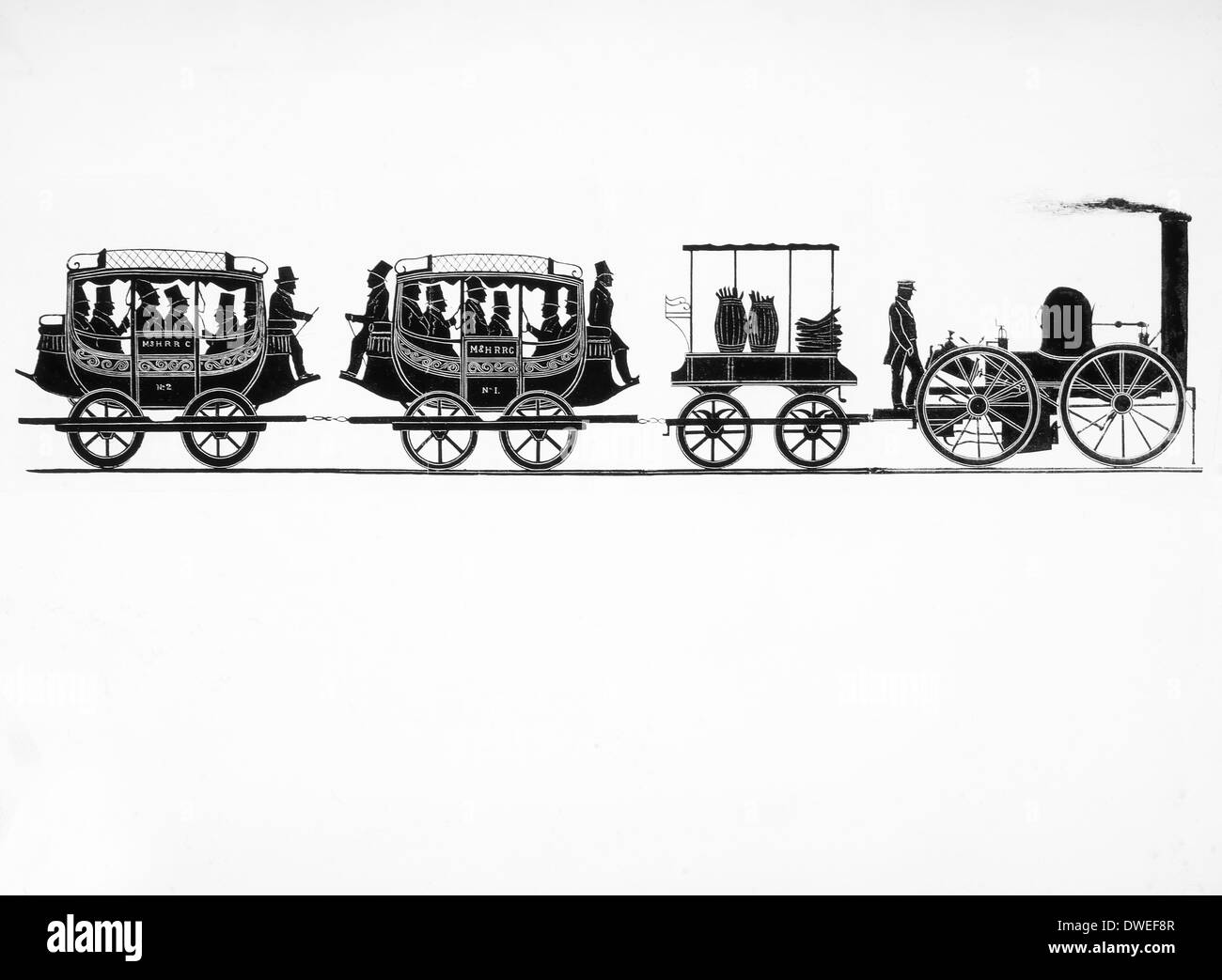 1830s railroad Black and White Stock Photos & Images - Alamy