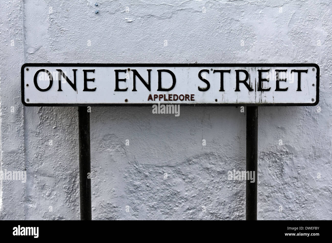 Devon road sign hi-res stock photography and images - Alamy