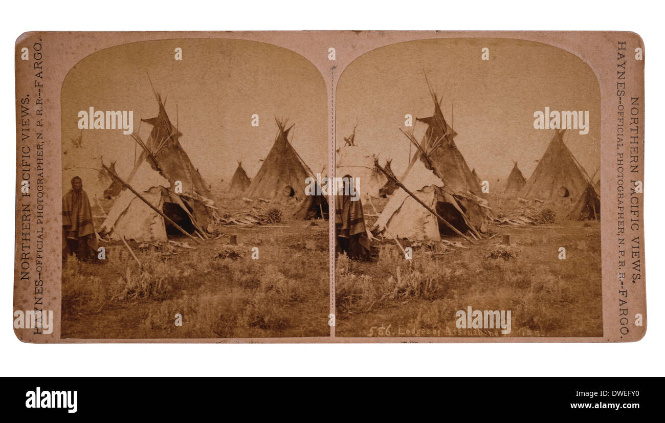 Assiniboine indians Cut Out Stock Images & Pictures - Alamy